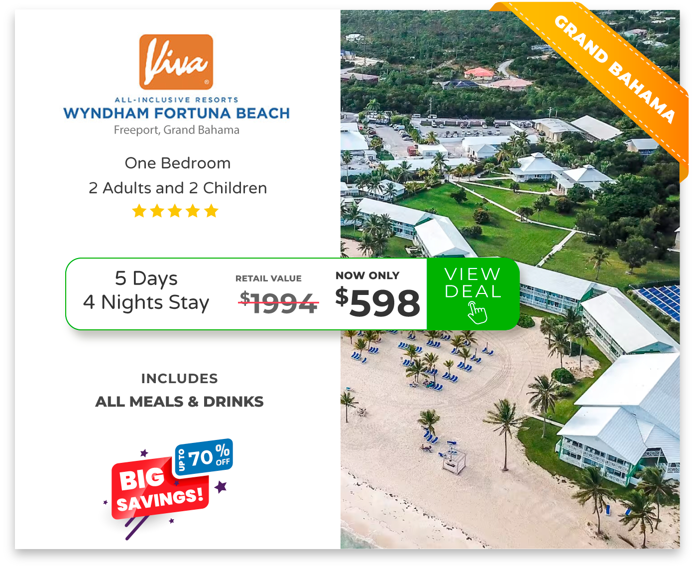 All Inclusive Deals – Booking MVP